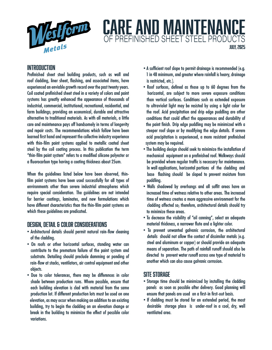 Westform Product Catalogue July 2025 Public